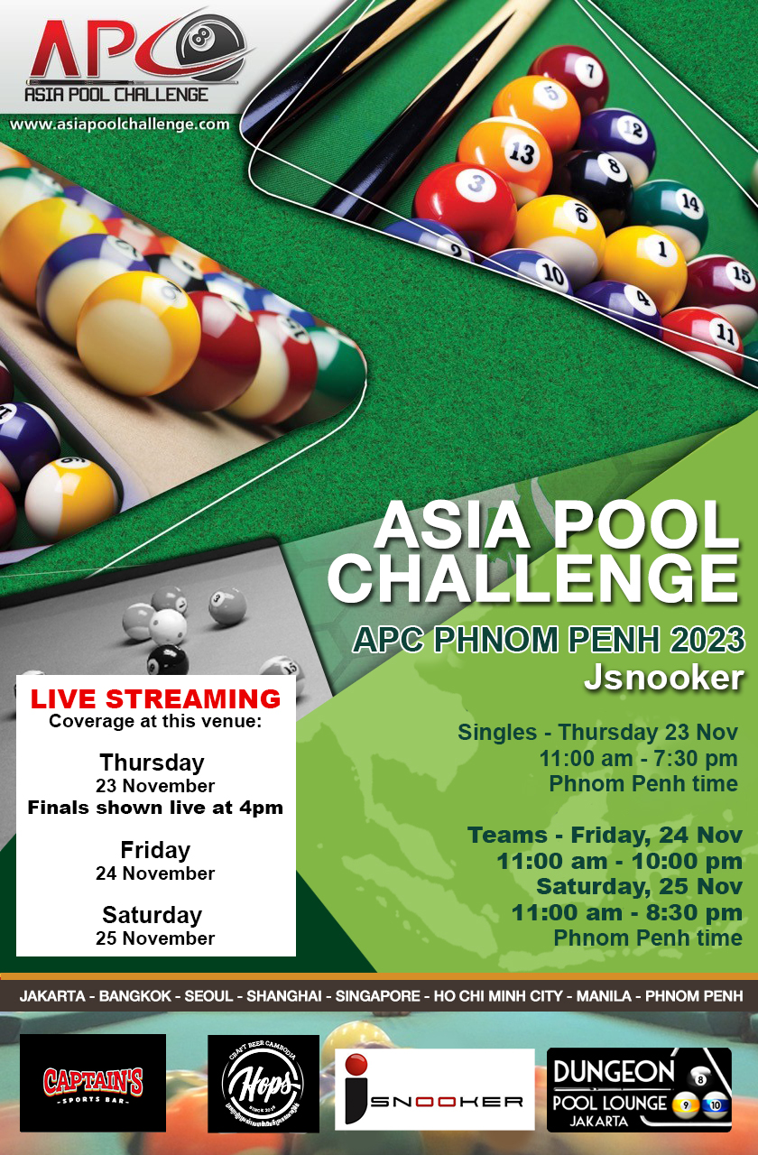 APC 2023 – PHNOM PENH – asiapoolchallenge